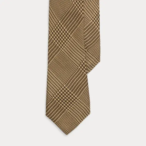 Ralph Lauren Glen Plaid-print Cashmere-silk Tie