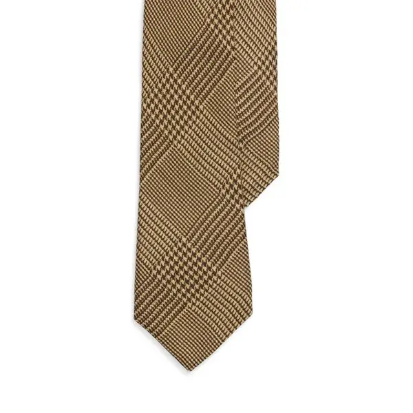 Ralph Lauren Glen Plaid-print Cashmere-silk Tie