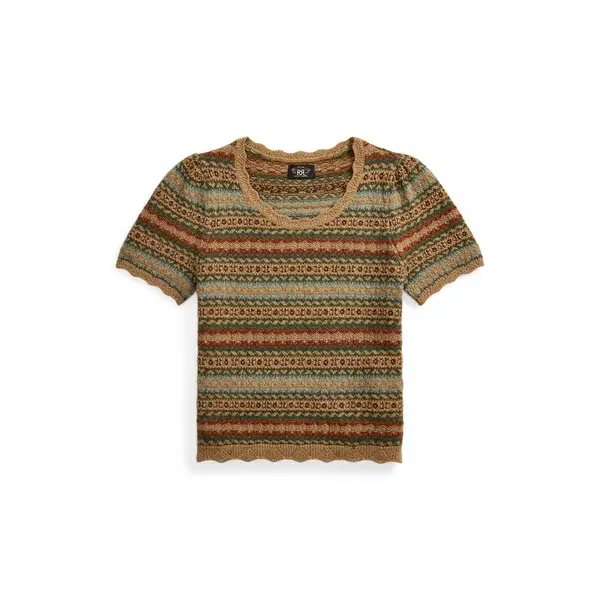 Ralph Lauren Fair Isle Wool Jacquard Sweater