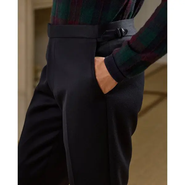 Ralph Lauren Gregory Hand-tailored Twill Trouser - Navy