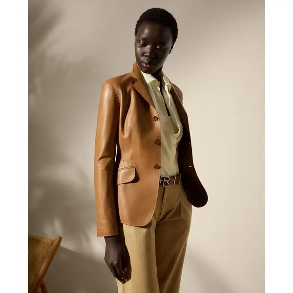 Ralph Lauren Hollis Lambskin Jacket
