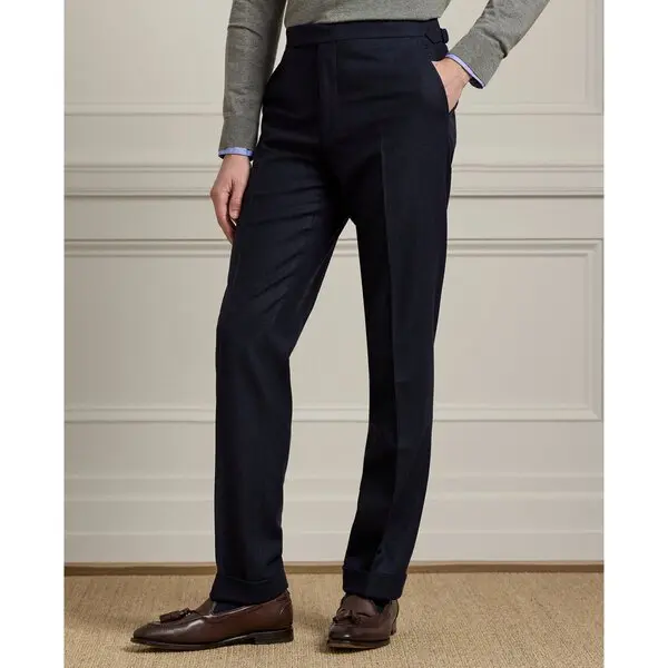 Ralph Lauren Gregory Hand-tailored Flannel Trouser