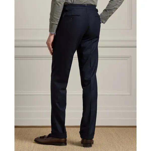 Ralph Lauren Gregory Hand-tailored Flannel Trouser