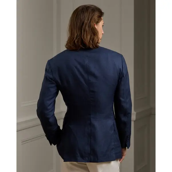 Ralph Lauren Kent Hand-tailored Plaid Suit Jacket