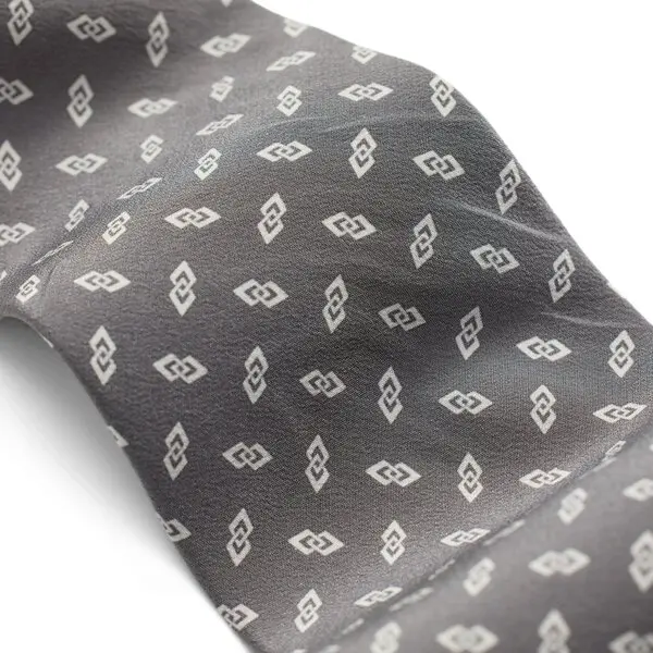 Ralph Lauren Arrow-print Silk Tie - Grey/cream