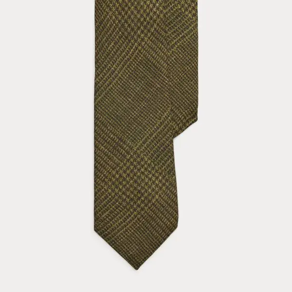 Ralph Lauren Glen Plaid-print Cashmere-silk Tie