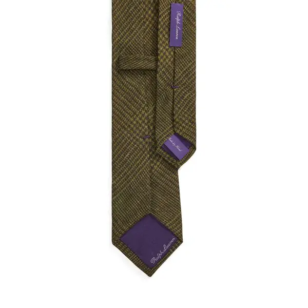 Ralph Lauren Glen Plaid-print Cashmere-silk Tie