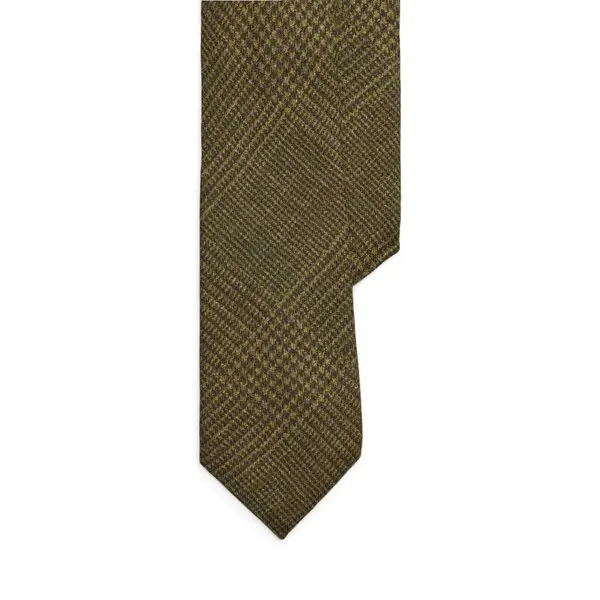 Ralph Lauren Glen Plaid-print Cashmere-silk Tie