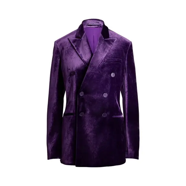 Ralph Lauren Ansley Stretch Velvet Jacket