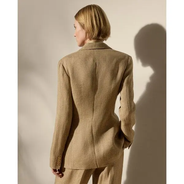 Ralph Lauren Hailey Houndstooth Tweed Jacket