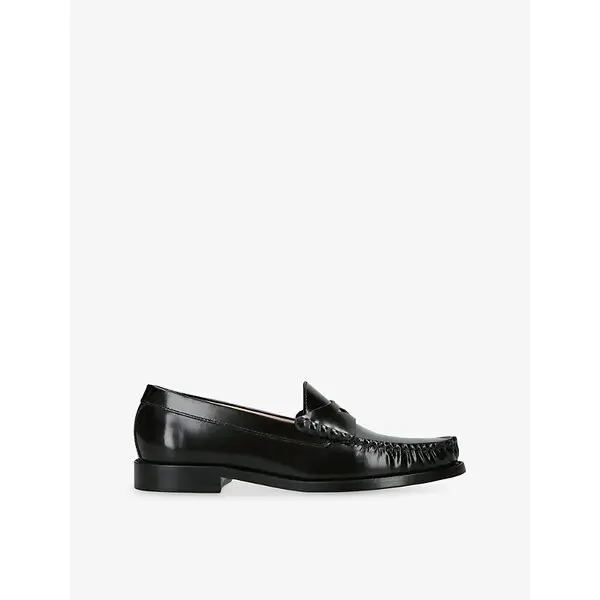 STUART WEITZMAN Lottie Patent-leather Loafers