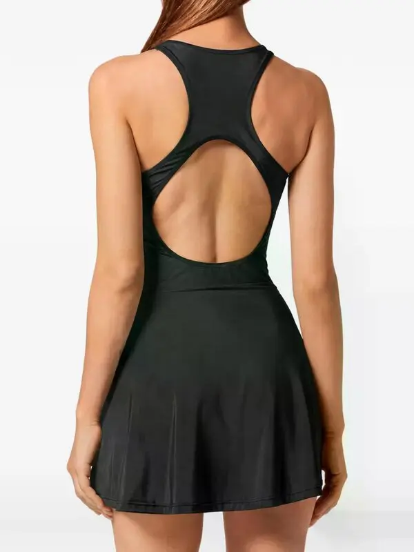 PLEIN SPORT Logo-print Racerback Dress