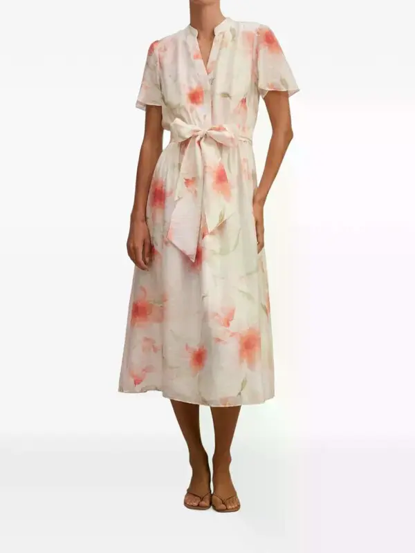 EVER NEW Dahlia Floral-print Midi Dress