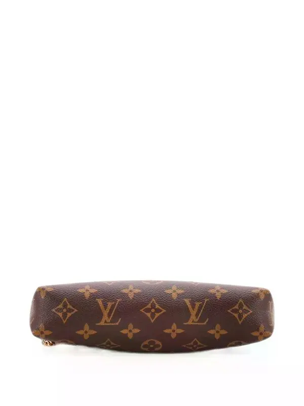 LOUIS VUITTON Pallas Monogram Canvas With Leather Clutch Bag