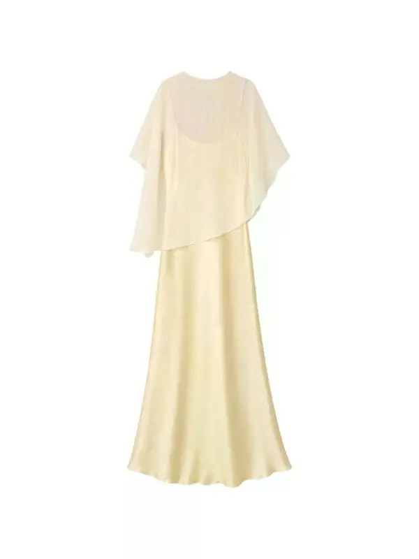 REFORMATION Lilibeth Asymmetric Silk Midi Dress