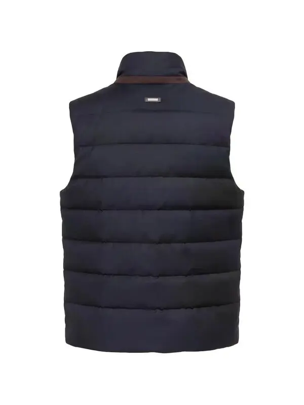 Peserico Flannel Down Quilted Gilet