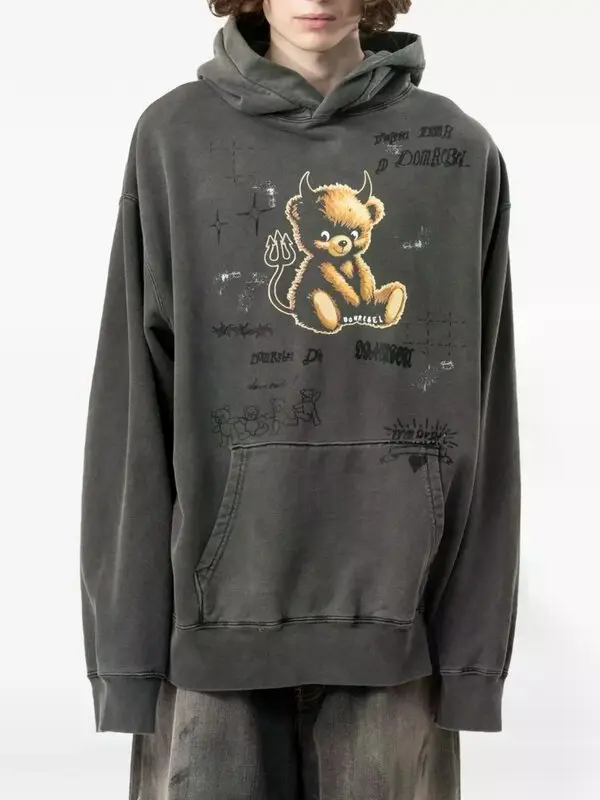 DOMREBEL Lil Dev Graphic-print Hoodie