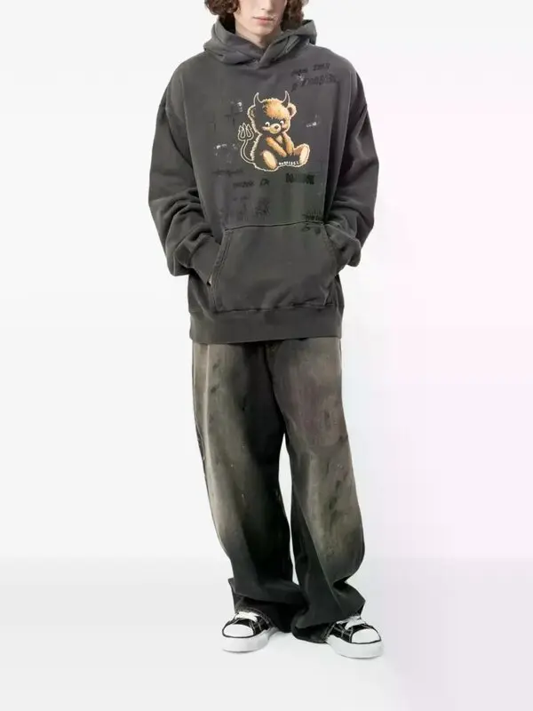 DOMREBEL Lil Dev Graphic-print Hoodie