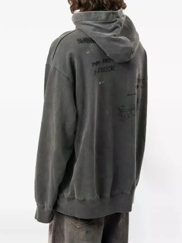 DOMREBEL Lil Dev Graphic-print Hoodie