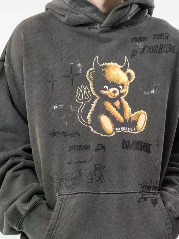 DOMREBEL Lil Dev Graphic-print Hoodie