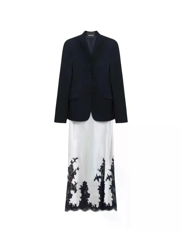 Simkhai Hagar Lace-trim Gown - Black