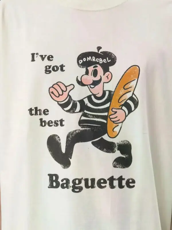 DOMREBEL Baguette Graphic-print T-shirt
