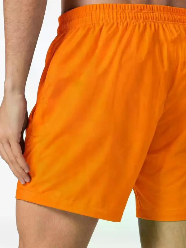 PLEIN SPORT Logo-patch Drawstring Swim Shorts
