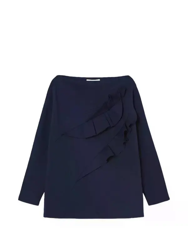 PSOPHIA Ruffled Long-sleeve T-shirt