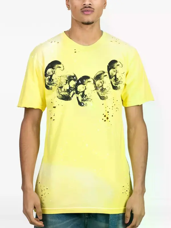 DOMREBEL Amigos Paint-splatter T-shirt