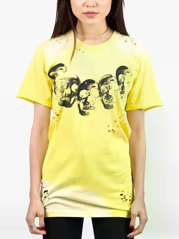 DOMREBEL Amigos Paint-splatter T-shirt