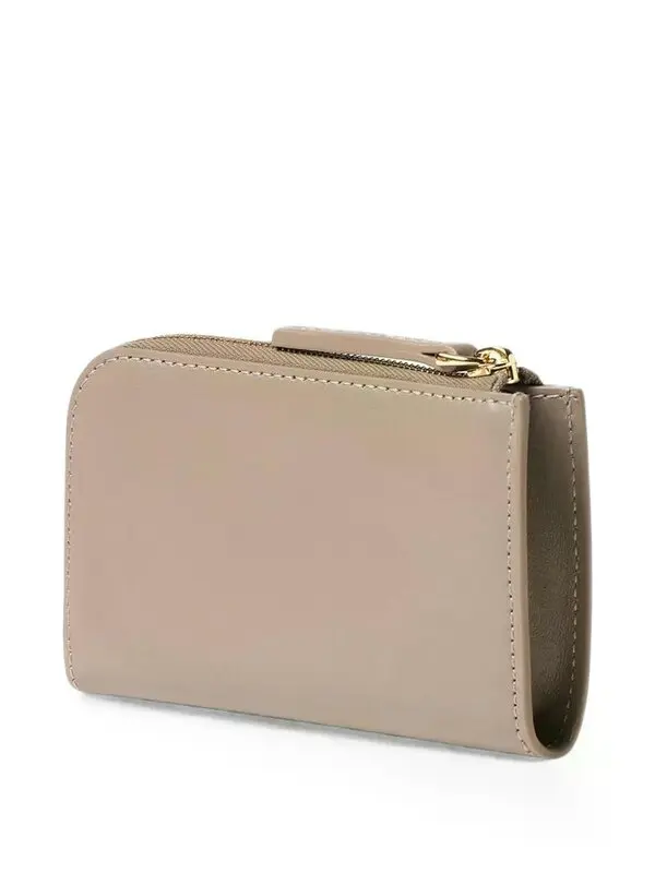 Fendi Ff Logo-plaque Leather Wallet