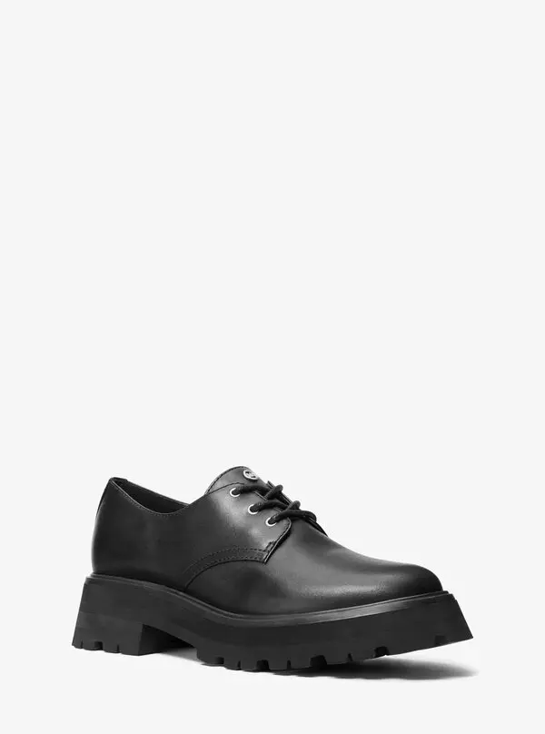Michael Kors Loden Leather Oxford In Size By