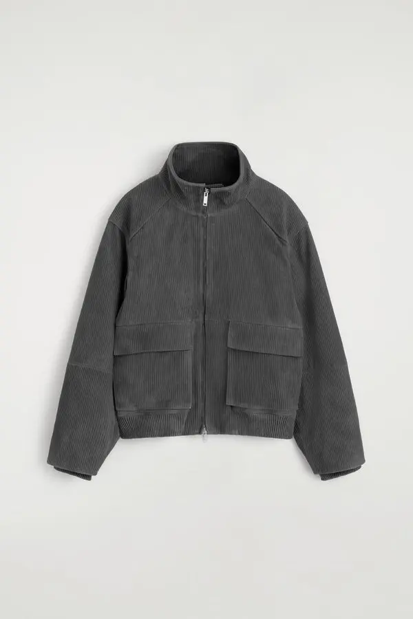 Cos Corded Suede Padded Jacket