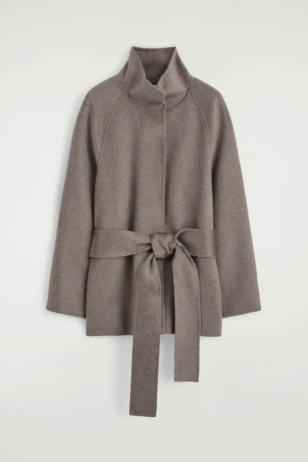 Cos Belted Double-faced Cashmere Jacket