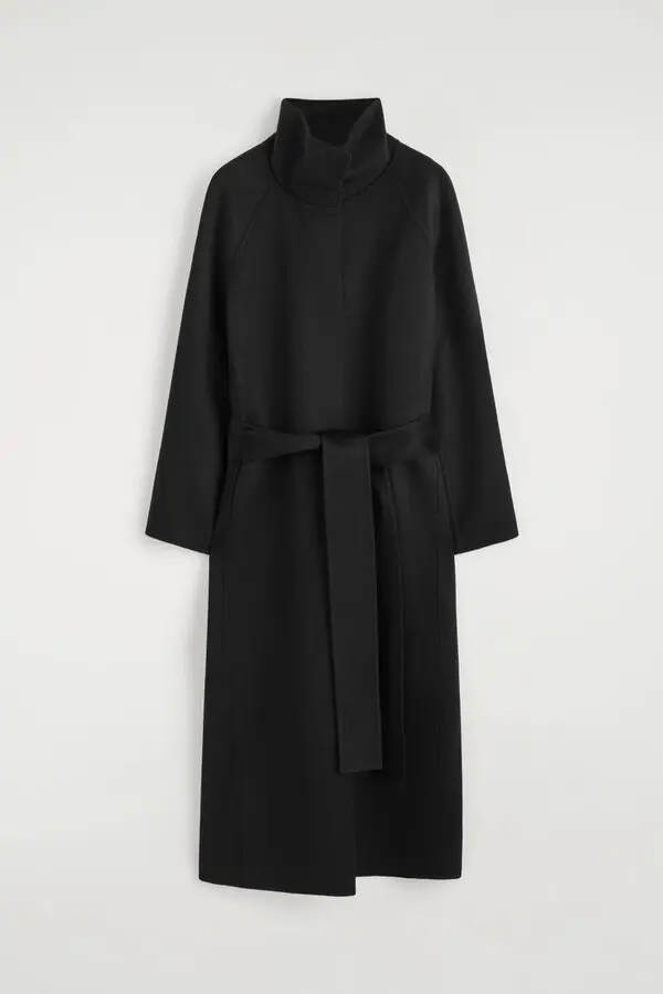 Cos Belted Double-faced Cashmere Coat