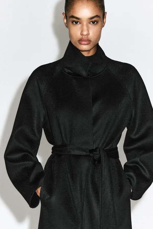 Cos Belted Double-faced Cashmere Coat