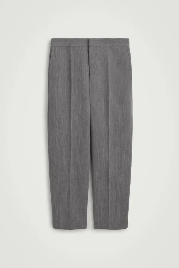 Cos Wool Regular-fit Straight-leg Pants