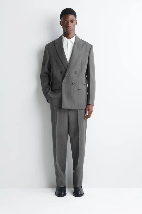 Cos Double-breasted Wool Blazer