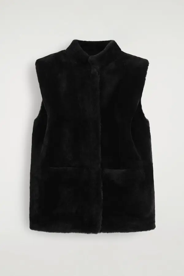Cos Shearling Vest