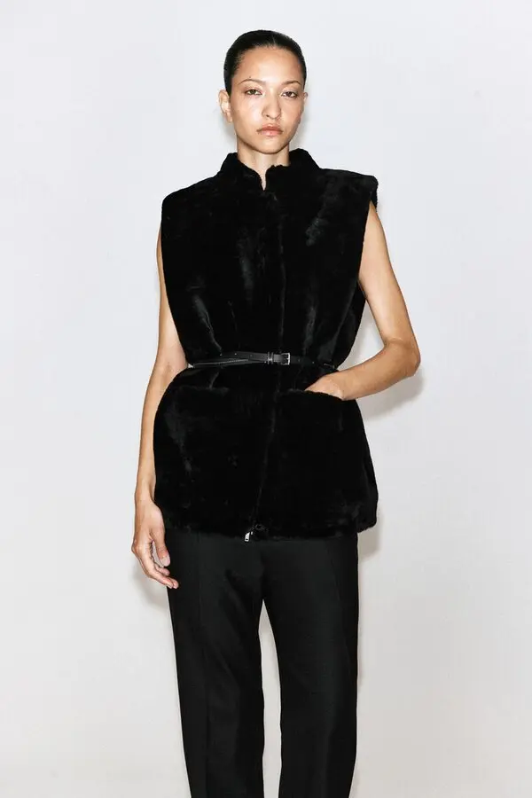 Cos Shearling Vest