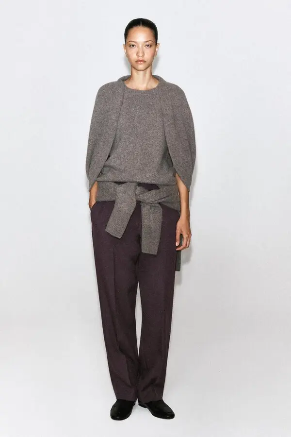 Cos Draped Cashmere Cape Sweater