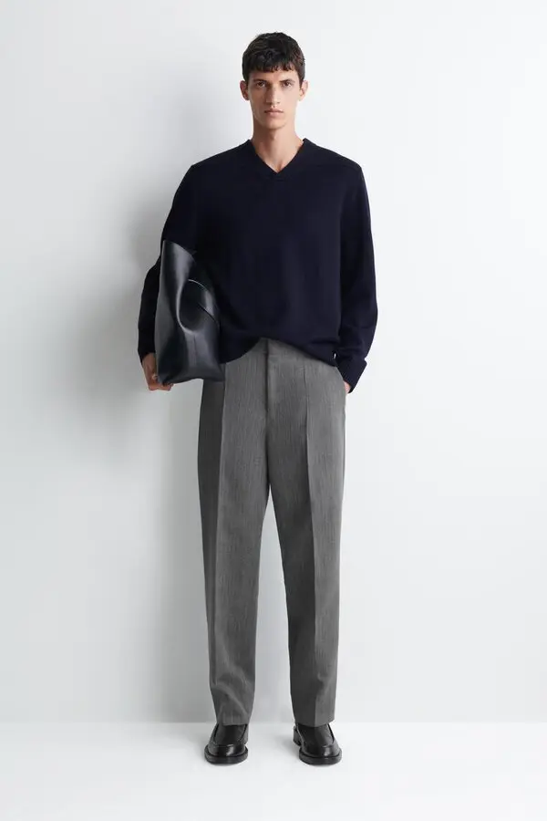 Cos Merino Wool V-neck Sweater
