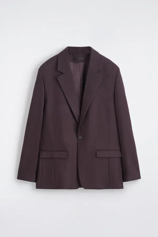 Cos Wool-twill Single-breasted Blazer