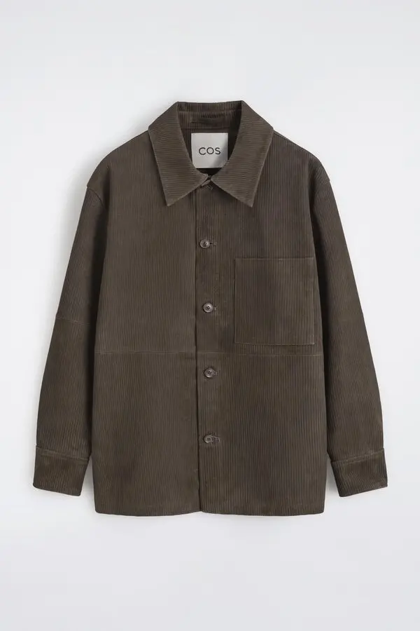 Cos Corded Suede Overshirt