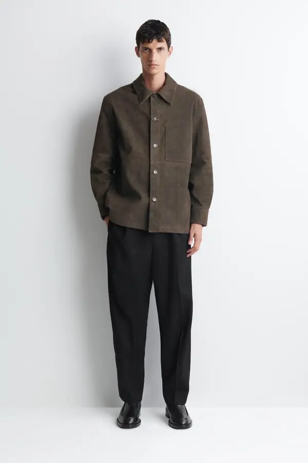 Cos Corded Suede Overshirt