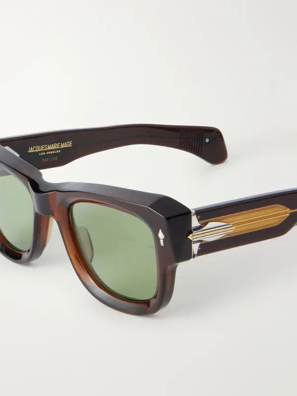 JACQUES MARIE MAGE Conrad D-frame Acetate Sunglasses