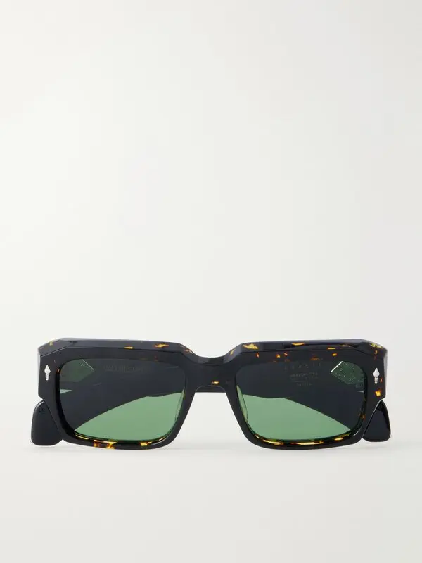 JACQUES MARIE MAGE Dakota Square-frame Acetate Sunglasses
