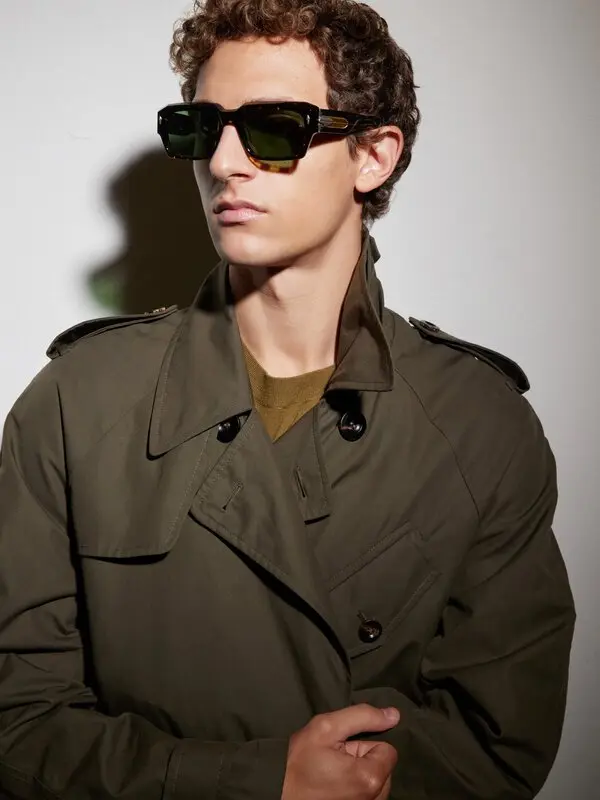 JACQUES MARIE MAGE Dakota Square-frame Acetate Sunglasses