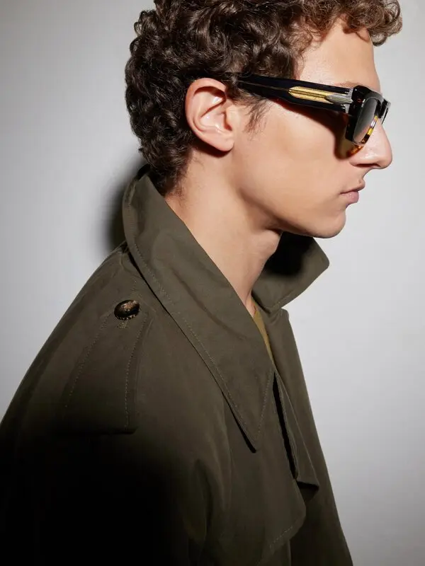 JACQUES MARIE MAGE Dakota Square-frame Acetate Sunglasses