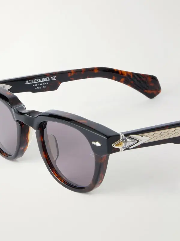 JACQUES MARIE MAGE Wahkan D-frame Acetate Sunglasses